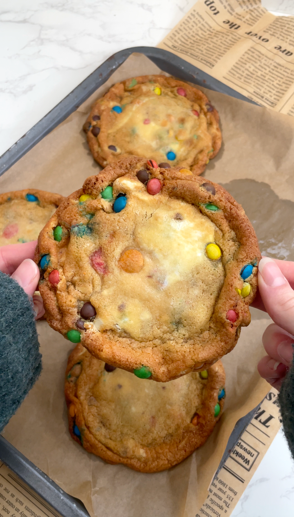 Chewy M&M Cookies Recipe – Soph's Goodies